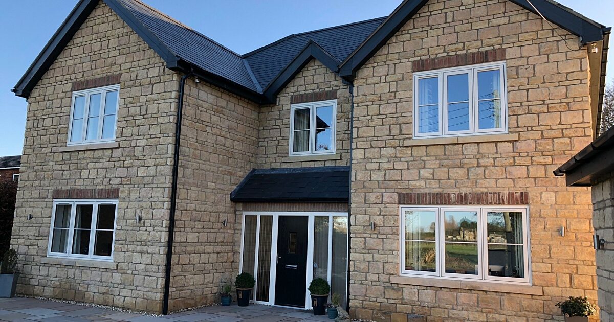 Private House in West Yorkshire uses Hampole Russet Multi Limestone